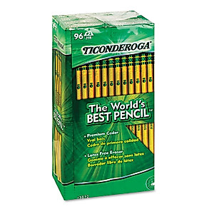 Product of Ticonderoga Woodcase Pencil, HB #2, Yellow Barrel, 96ct. - [Bulk Savings]