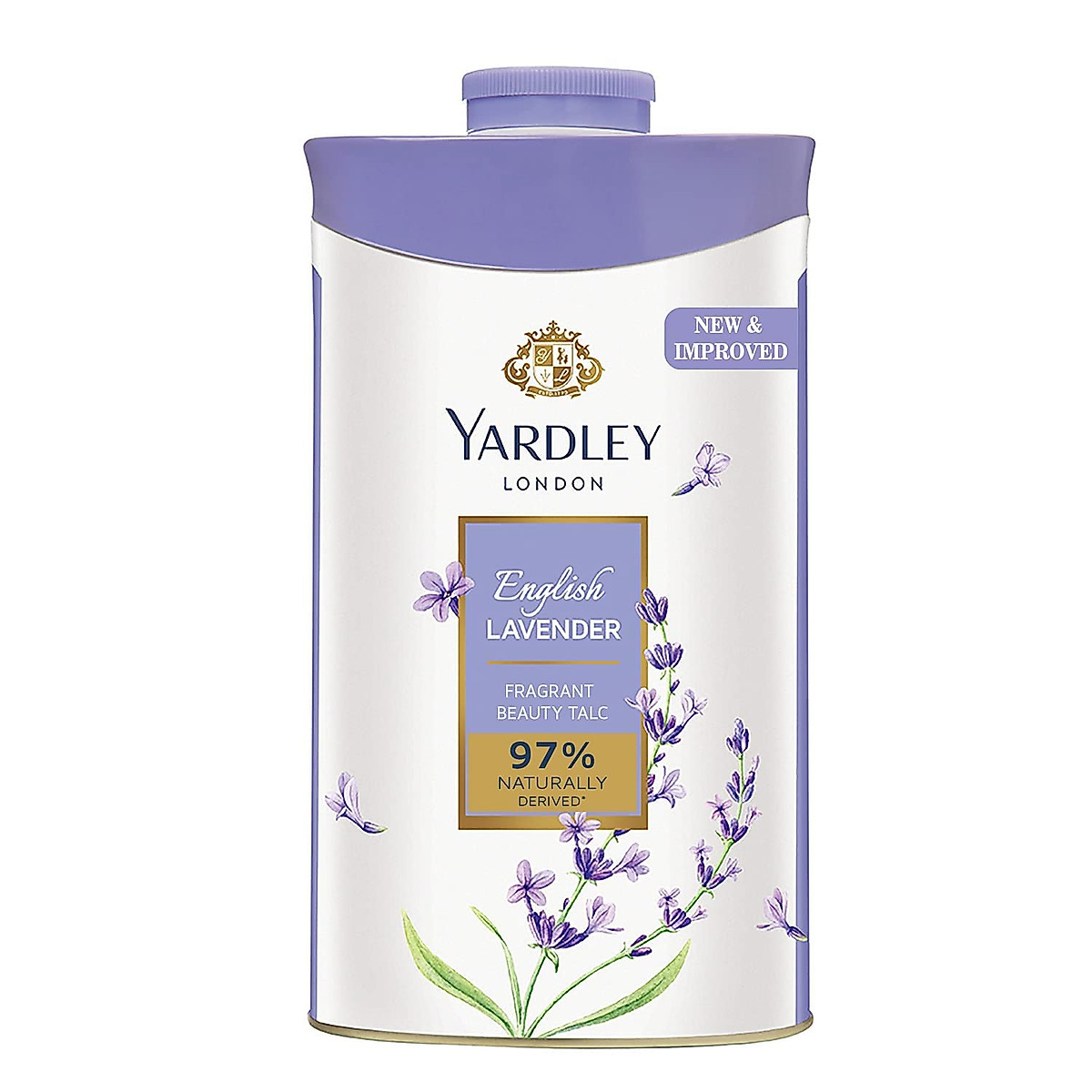 Yardley London English Lavender Perfumed Deodorizing Talc Talcum Powder 100gm, 3.5 Ounce