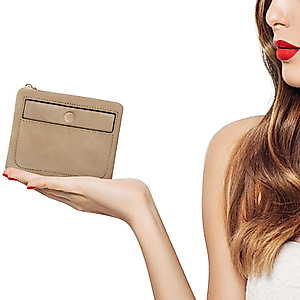 KITATU Wallet for Women Gift Genuine Leather Designer Bifold Luxury Minimalist Wallet Ladies Mini Purse with ID Window