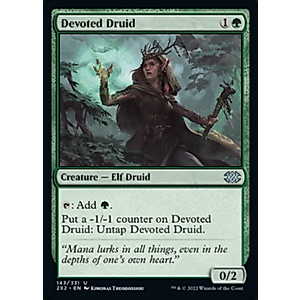 Magic: the Gathering - Devoted Druid (143) - Double Masters 2022