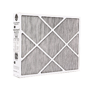Lennox X6672 16x25x5 Furnace Filter, Merv 16 Carbon Clean Home Air filter for HVAC system 2 Pack with Cleaning Cloth