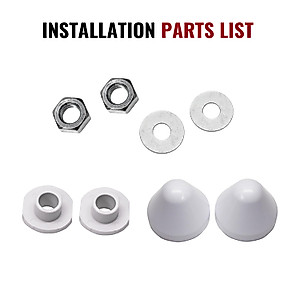 PuritySage Wall Hung Toilet Tank Pipe Connector Set,Compatible with Geberit 152.404.46.1/240.752.11.1,Toilet & Bidet Replacement Parts with HDPE Plastic,Easy Installation