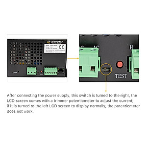 Cloudray LCD Display Current Meter for MYJG50-150W CO2 Laser Cutting Machine Power