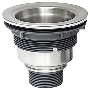 Ruvati RVA1025 Kitchen Sink Basket Strainer, Stainless Steel