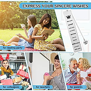 24 Pcs Employee Appreciation Gifts Bulk Appreciation Gifts for Employee in Bulk Coworker Thank You Gifts Coworker Employee Bookmark Going Away Gifts Leaving Retirement Bookmark for Mentor Manager