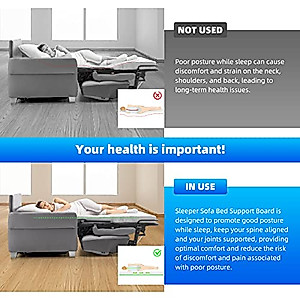 Imperius® Sleeper Sofa Bed Support Board,Sleeper Sofa Support for Sofa Bed Slats,Sleep Sofa Bar for Sofa Bed or Pullout Couch,No Assembly Needed (Full 48x48)
