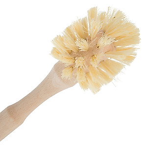 Redecker Tampico Coffee Cup Brush with Beechwood Handle, All-Natural Tampico Bristles, Made in Germany