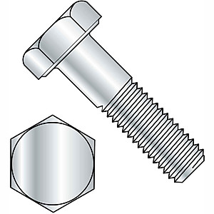 Hex Cap Screw, 1/4-20 x 1-1/4", 18-8 Stainless Steel, PT, UNC, 100 Pack