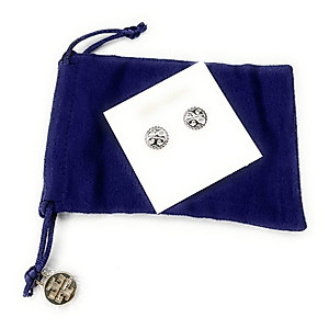 Tory Burch Rope Logo Stud Earring 136618 Silver 022