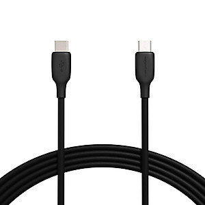 Amazon Basics Fast Charging 3A USB-C2.0 to Micro-B Cable - 10-Foot, Black, 1 Pack
