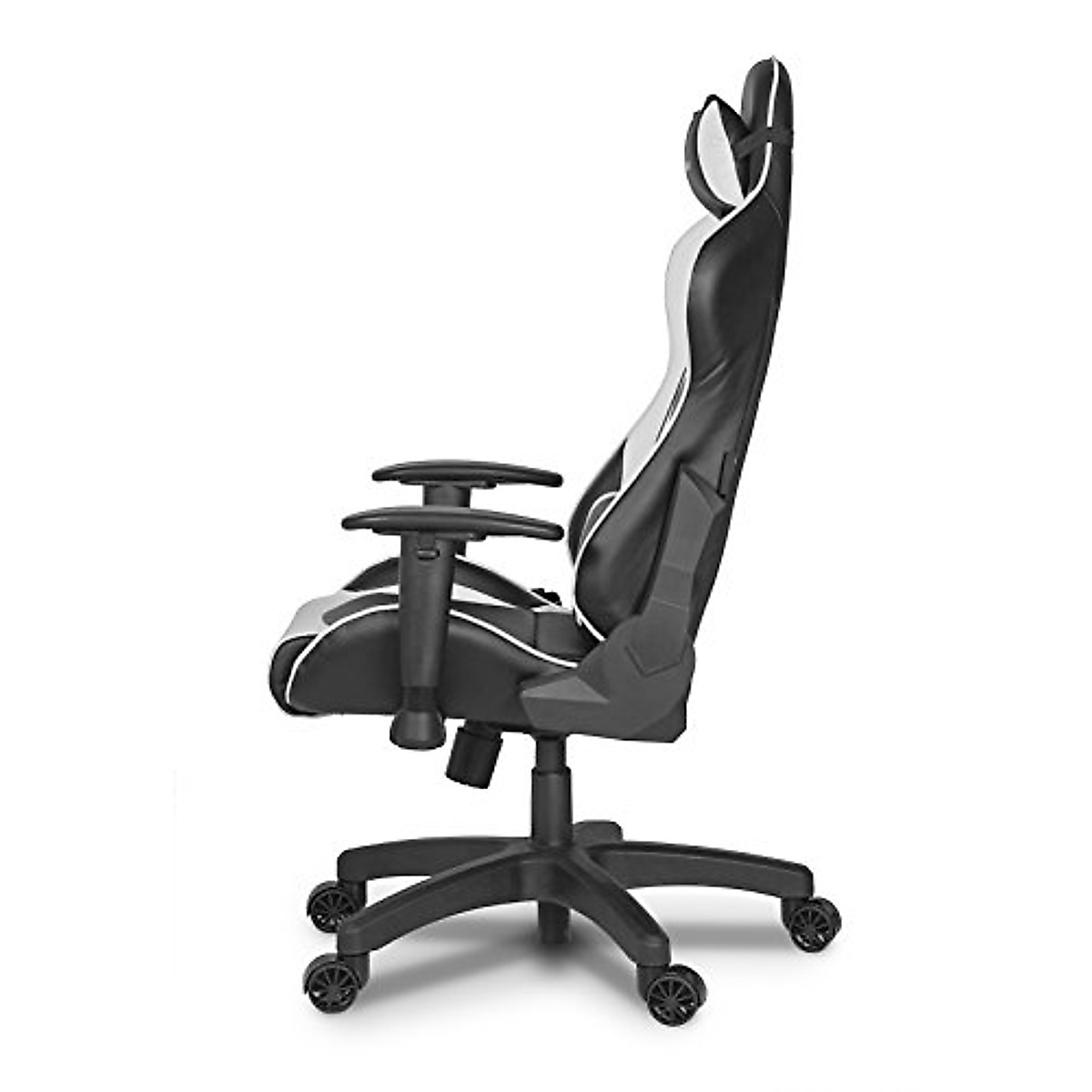 Arozzi - Verona Junior Ergonomic Computer Gaming/Office Chair with High Backrest, Recliner, Swivel, Tilt, Rocker, Adjustable Height and Adjustable Lumbar and Neck Support - White