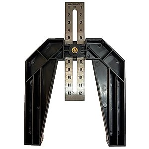 Milescraft 8601 Depth Gauge - Measure, Mark and Locate Depth of Blade or Bit on Table Saws, Router Tables, Routers and More, Woodworking