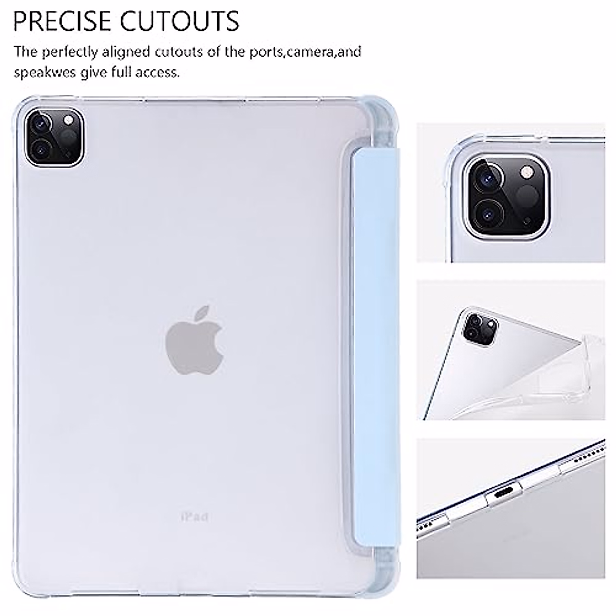 Funny Pink ipad Mini 6 8.3" 2021 Case for Girl Child,Design Cute iPad Mini 6th Gen 2021 Four-Corner Shockproof Case with Soft TPU Back Cover,[Auto Wake/Sleep + Pencil Holder],Blue