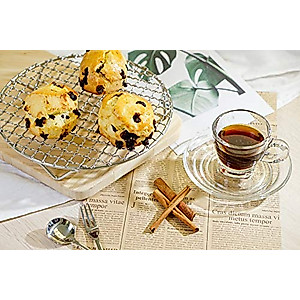 CAXXA Round 304 (18/8) Stainless Steel Canning Rack, Backing Rack, Cooling Rack (8 Inch)