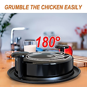 NeuerWall Chicken Shredder - Meat Shred Machine Kitchen Tool, Chicken Breast Shredder Tool Twist Meat Shredder Bowl Food Grinder for Pork, Beef and Chicken