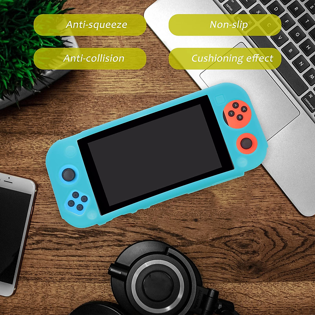SOLUSTRE 1pc case Game Controller Cover game machine cover hand grips Game Controller Case game console bumpers handgrip game console cover protector one body lite