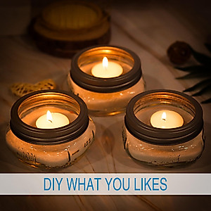 24 Pack Mason Jars 8 oz - Wide Mouth Mason Jars with Silver Metal Airtight Lids and Bands, Glass Canning Jar for Canning, Pickling, Preserving, Jam, Honey, DIY Decor, Shower Favors