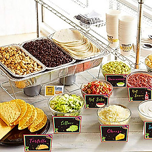 Kitticcino Taco Bar Decoration Kit - Banner Sign Tents Garland for Cinco De Mayo Mexican Fiesta Themed Party Bachelorette Bridal Shower, Housewarming
