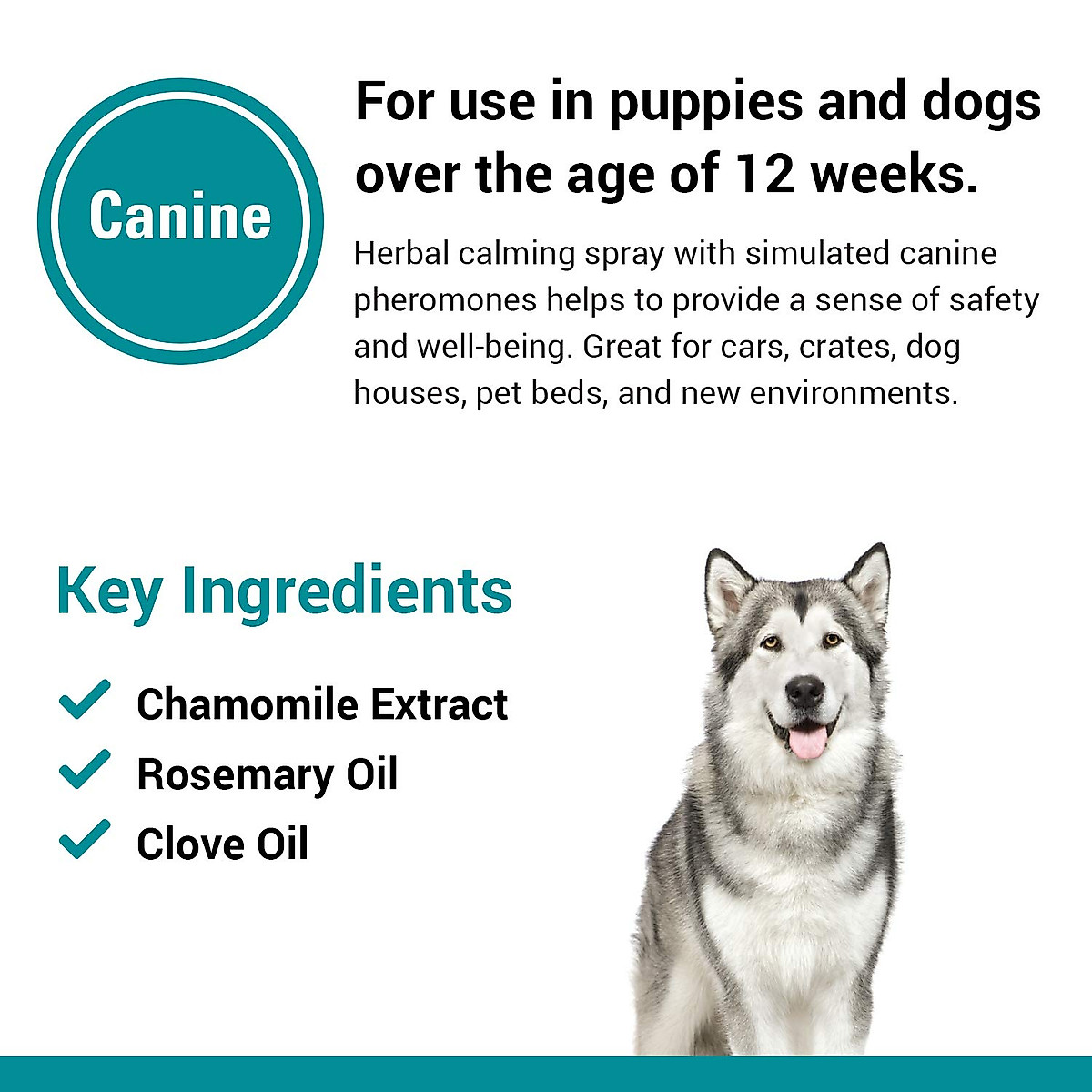 Vet Classics Safety Zone Calming Spray for Dogs with Anxiety – Herbal Anxiety Calming Spray – Dog Calming Spray for Nervousness, Grooming, Fireworks, New Environments – 8 Fl. Oz.