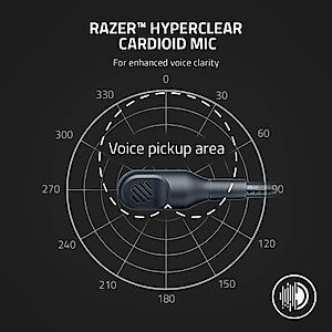 Razer Kaira X Wired Headset for PlayStation 5, PC, Mac & Mobile Devices: TriForce 50mm Drivers, HyperClear Cardioid Mic, Flowknit Memory Foam Ear Cushions, On-Headset Controls - White/Black (Renewed)