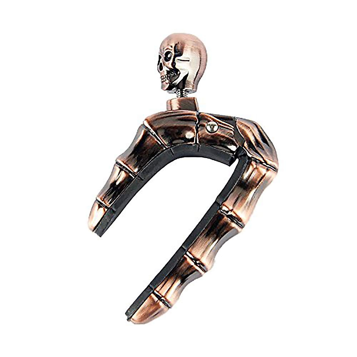 YUEKO Guitar Capo Skull Knob Design Universal 4 5 6 12 Strings Instrument Capos for Electric Classical Acoustic Guitar Bass Ukulele Mandolin Banjo and More(Bronze)