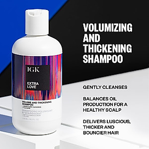 IGK Extra Love Volume and Thickening Shampoo 236 ml / 8 oz