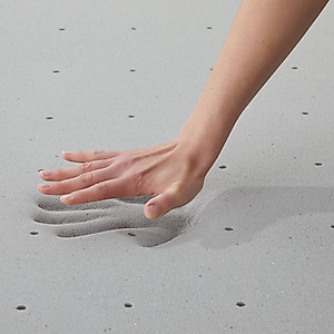 Dr. Oz Good Life Say Goodnight Memory Foam Mattress Topper California King Size, Gray (OZGL30CK30BGT)