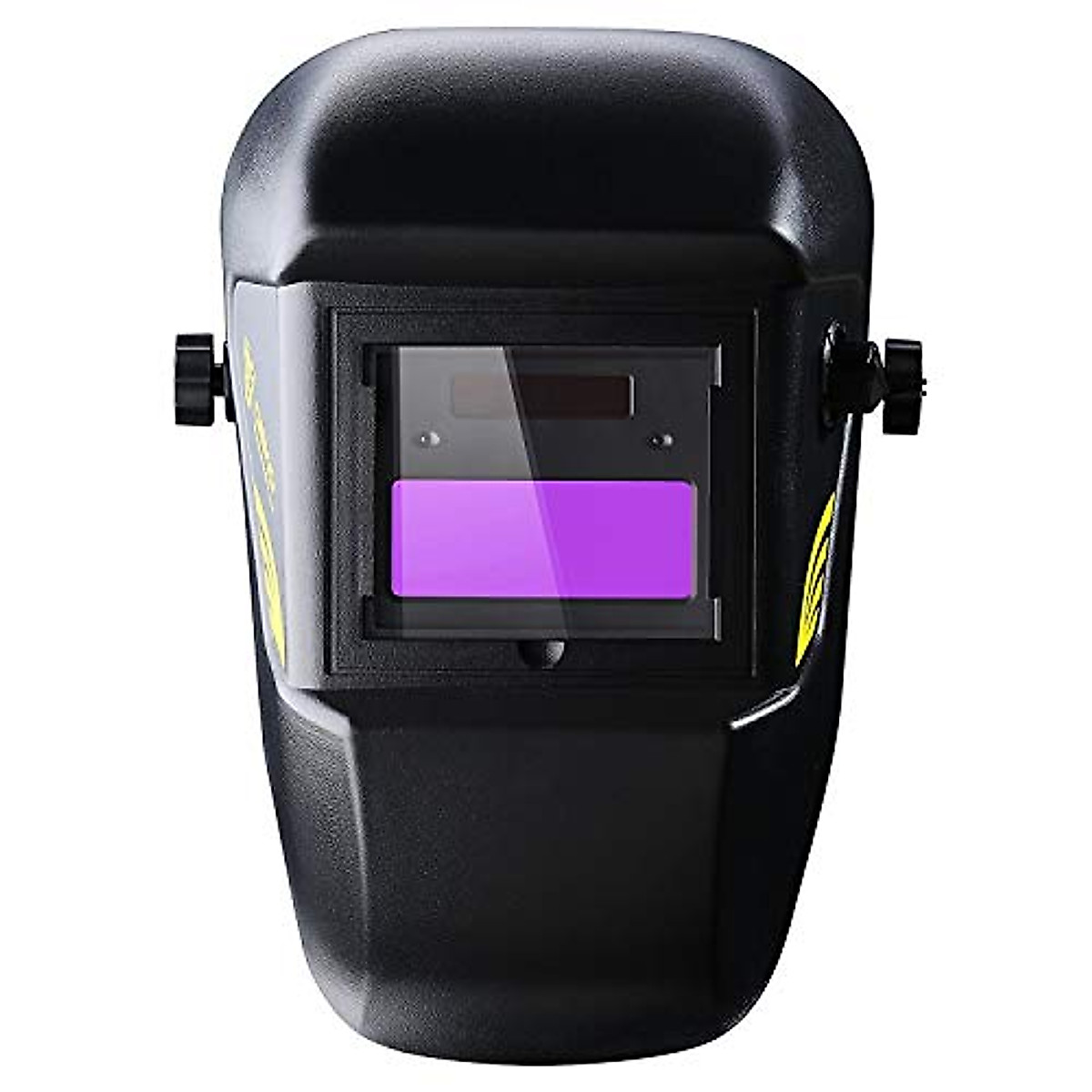 DEKOPRO Welding Helmet Solar Powered Auto Darkening Hood with Adjustable Shade Range 4/9-13 for Mig Tig Arc Welder Mask Black