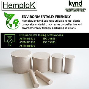 Pop Top Containers by HemploK | 500 Pack of 30 Dram Airtight Storage Containers with Child Resistant Lid | Hemp-Plastic Reusable Waterproof Smell Proof Containers | 7 g [1/4 oz] Pop Top Pill Bottles
