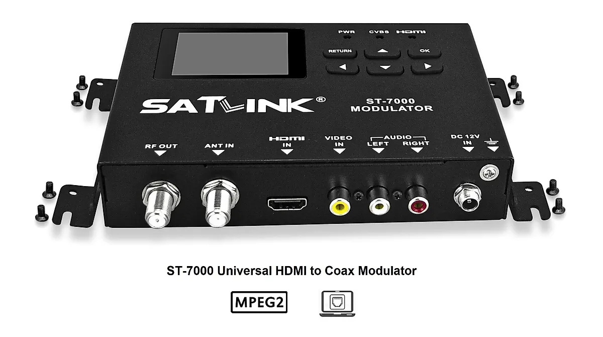 SatLink ST-7000 HDMI to RF Digital Modulator/Encoder Delivers 1080p ...