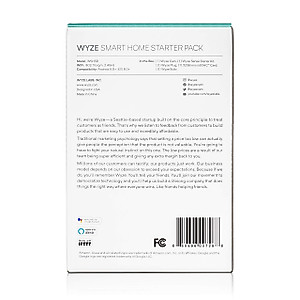 WYZE Cam 1080p HD Indoor Smart Home Camera with Night Vision, 2-Way Audio, Compatible with Alexa & the Google Assistant