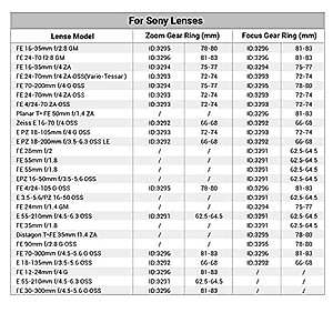 SmallRig Seamless Focus Gear Ring (72mm to 74mm) - 3293
