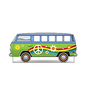 Advanced Graphics Hippie Bus Stand-in Life Size Cardboard Cutout Standup