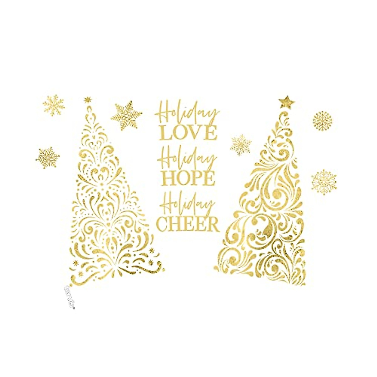 Tervis Golden Holiday Christmas Made in USA Double Walled Insulated Tumbler Travel Cup Keeps Drinks Cold & Hot, 24oz, Classic