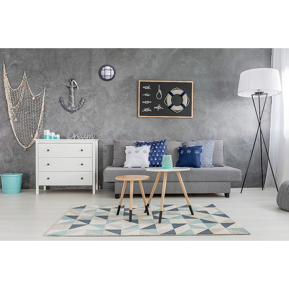 CORAMDEO Outdoor 8” Round LED Nautical Bulkhead Light, Flush Mount for Wall or Ceiling, Wet Location, 75W of Light, 900 Lumens, 3K, Black Cast Aluminum with Frosted Glass Lens