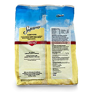 Kaytee Supreme Rabbit Food, 5-Lb Bag