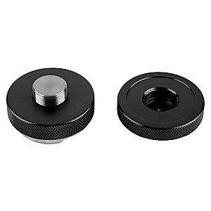 FastUU Espresso Tamper, Coffee Tamper, Anti-Slip Adjustable Height for Coffee Making for Barista(Black)