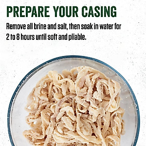 LEM Products 141 8 oz. Vacuum Sealed Bag - Hog Casings for 25 lbs. meat