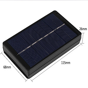Solar Aa AAA Battery Charger Charging Box 1W 4V Portable Solar Battery Charger for Aa and AAA Batteries Black Solar Battery Charger for Aa Batteries Bank