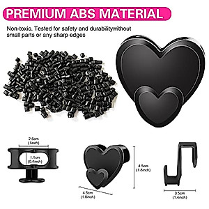 18 Pcs Space Saving Hanger Hooks, Clothes Hanger Connector Hooks, Heavy Duty Cascading Hanger Hooks for Organizer Closet, Fits All Hangers