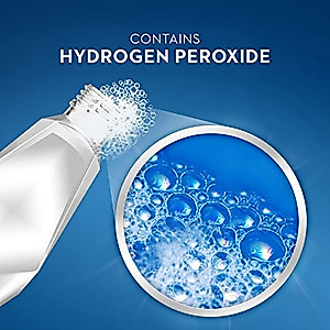 Crest 3D White Diamond Strong Mouthwash, Alcohol free, Fluoride Whitening, Clean Mint, 473 mL (16 fl oz), 4 Count