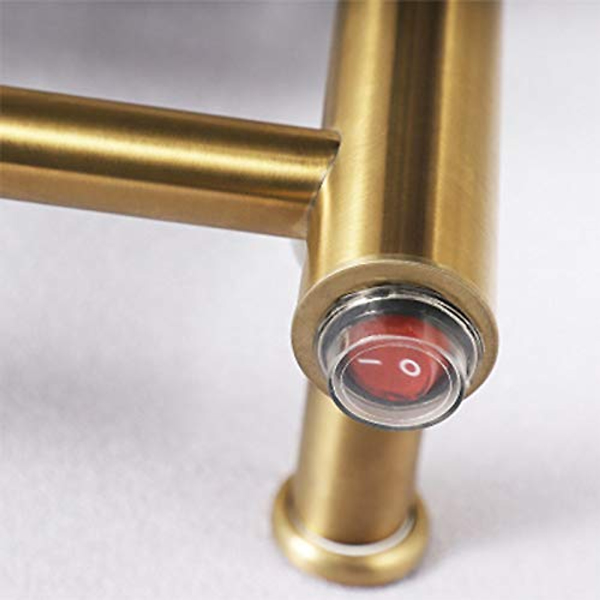 Bathroom Towel Warmer Electric Heated Towel Rack, Electric Heated Towel Drying Rack, 10-Bar Wall Mounted Towel Warmer with Timing Function, 304 Stainless Steel Polished Heated Towel Rail for Bathroom,