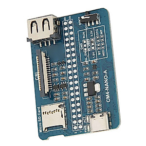 Mini Base Board for Raspberry Pi Compute Module 4, Cm4 B to B Connector Quad Core Cm4 Ultra Mini Expansion Board for Web Application Development