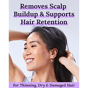 Micro Exfoliating Mask for Scalp & Hair - Keranique Clarifying Scalp Scrub for Women - Cleansing & Moisturizing Scalp Detox Conditioner - Creates Foundation for Fuller Growth - Hair Mask & Exfoliator