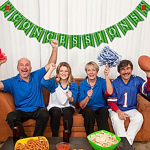 Football Banner Concessions Garland Party Supplies Decoration Sports Game Day SUPER BOWL Sunday Pre-strung