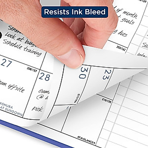 AT-A-GLANCE 2023-2024 Academic Planner, Weekly & Monthly, 5" x 8", Small, Monthly Tabs, Pocket, Flexible Cover, Contemporary, Purple (70101X1824)