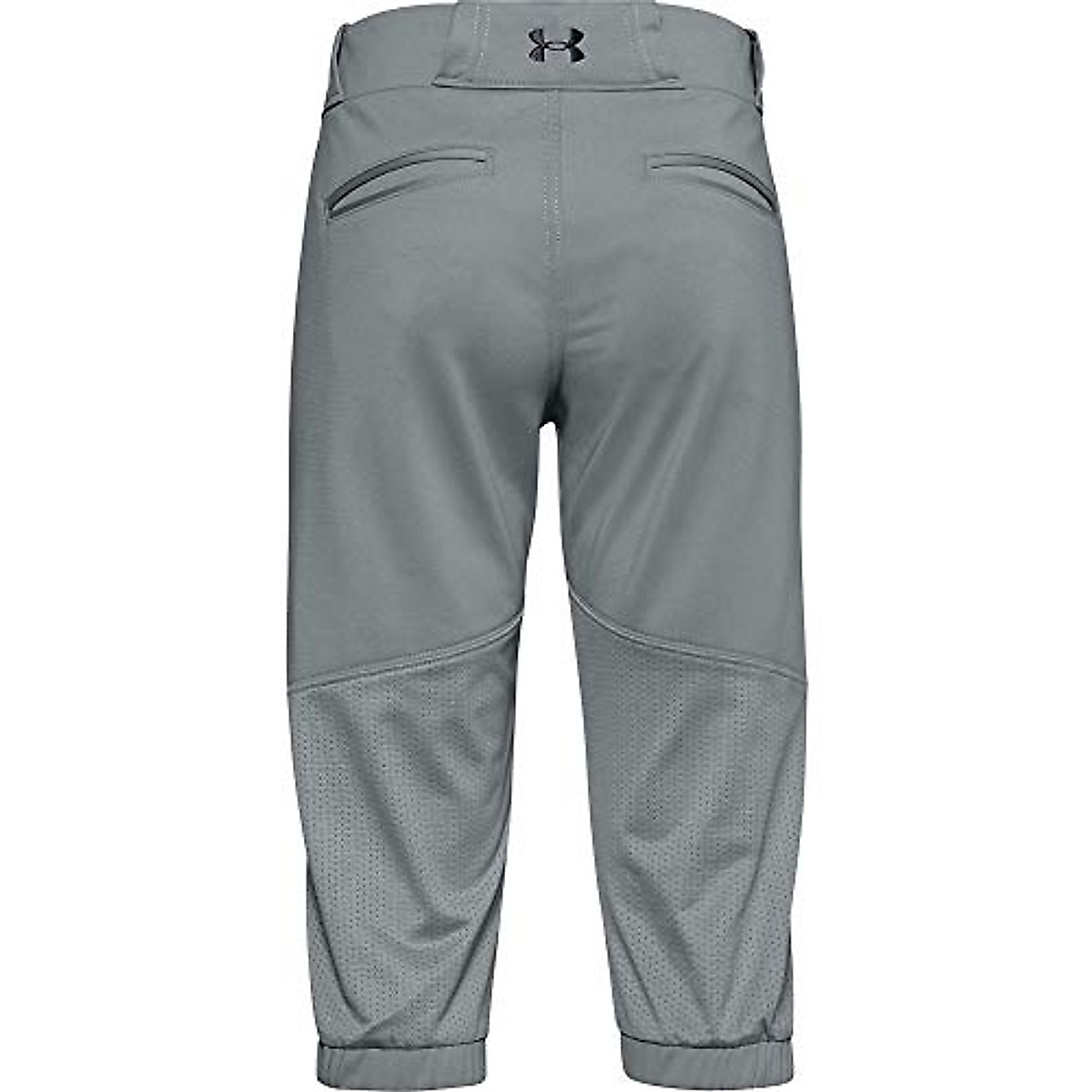 Under Armour Girls' Vanish Softball Pants , Baseball Gray (075)/Black , Youth Medium