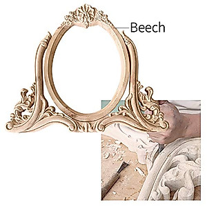 Dressing Table with Stool Mirror with 2 Drawers (Black)