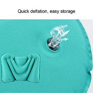 Inflatable Camping Pillow,Lumbar Support Cushion,Ultralight Compressible Portable Air Pillow for Outdoor Hiking Backpacking Night Sleep