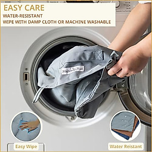 Travel Dog Bed, Foldable Indoor & Outdoor Dog Mat with Carry Bag is Waterproof, Washable & Durable, Fits Large Dog Crate, Portable Dog Bed for Camping and Service Dogs. Large Size, Dog Bed Mat, 39x30